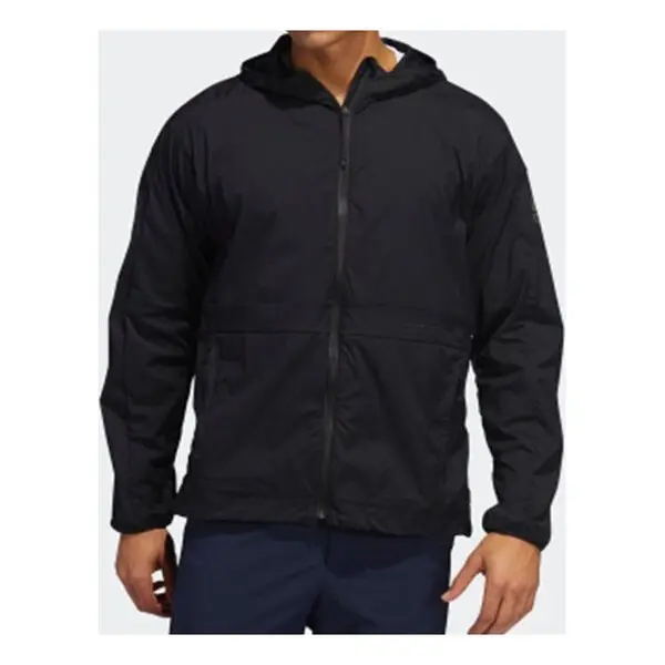 Adidas Woven Hooded Windproof Jacket - Black
