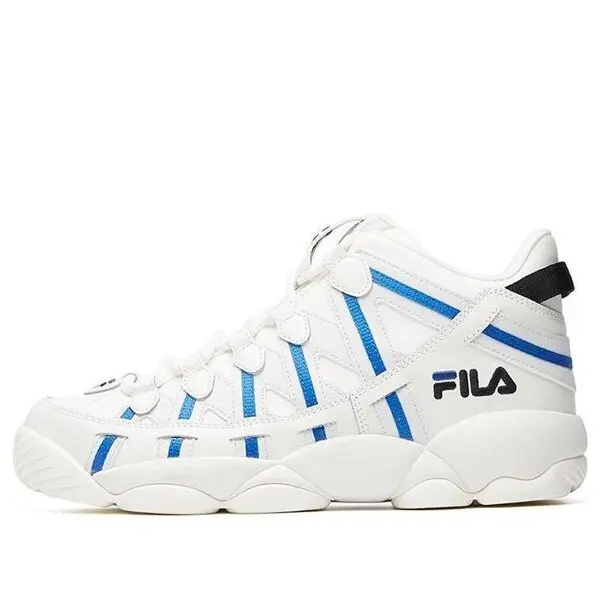 FILA Spaghetti Mid Sneakers - White/blue