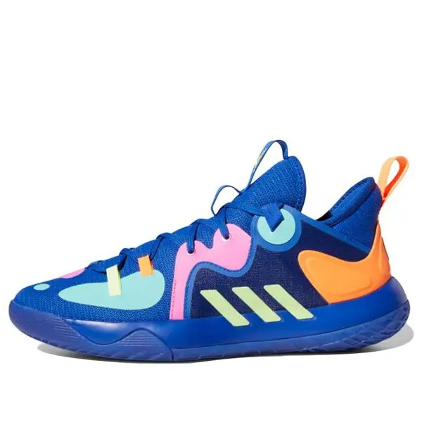Adidas Harden Stepback 2 Athletic Sneakers - Blue/orange