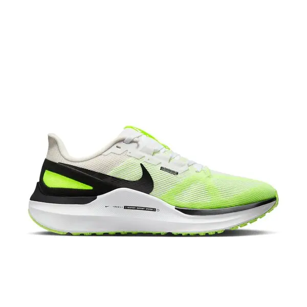 Nike Zoom Structure 25 Running Shoes - White/volt/phantom