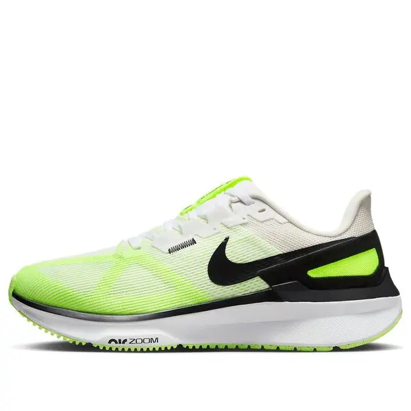 Nike Zoom Structure 25 Running Shoes - White/volt/phantom