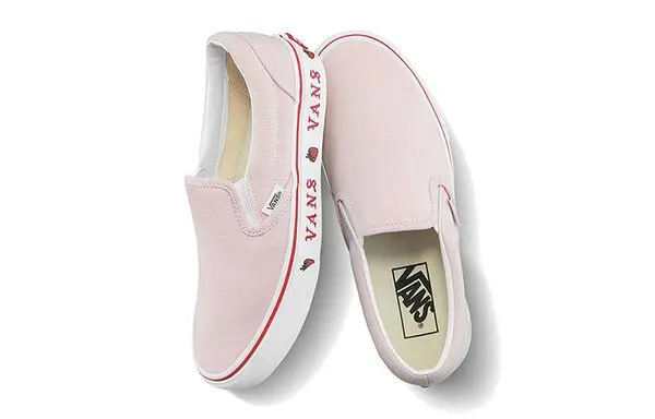 VANS Classic Slip-on Sidewall Print Strawberry Sneakers