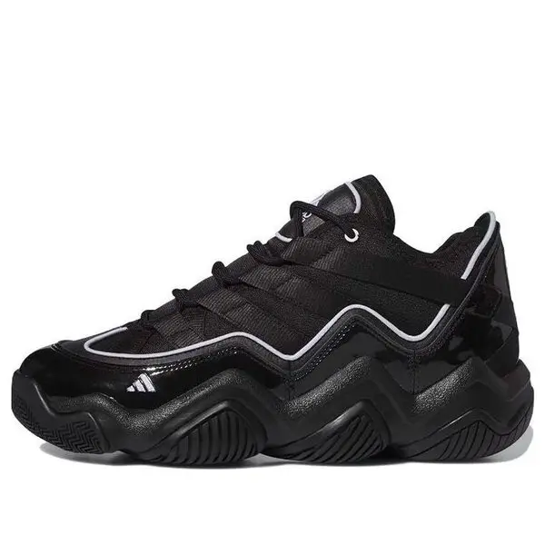 Adidas Top Ten 2010 " Patent" Sneakers - Black