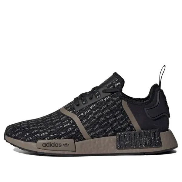 Adidas Star Wars X Nmd_r1 'mandalorian' Sneakers - Core Black/simple Brown/silver Metallic