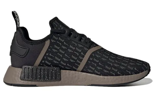 Adidas Star Wars X Nmd_r1 'mandalorian' Sneakers - Core Black/simple Brown/silver Metallic