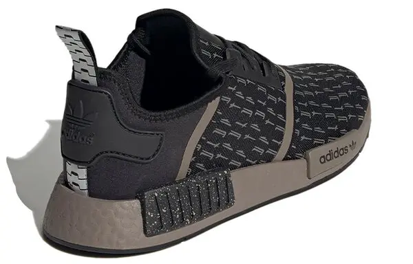 Adidas Star Wars X Nmd_r1 'mandalorian' Sneakers - Core Black/simple Brown/silver Metallic