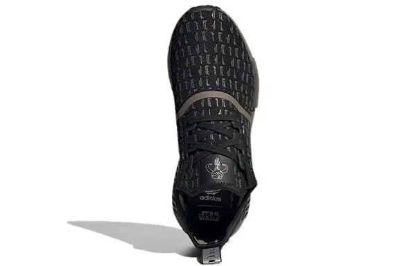 Adidas Star Wars X Nmd_r1 'mandalorian' Sneakers - Core Black/simple Brown/silver Metallic