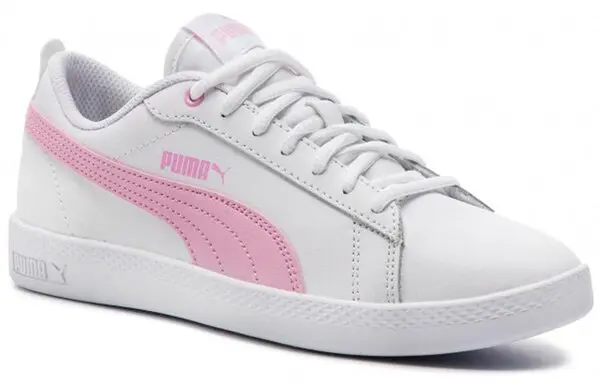 PUMA Smash V2 L Sneakers - White/pink