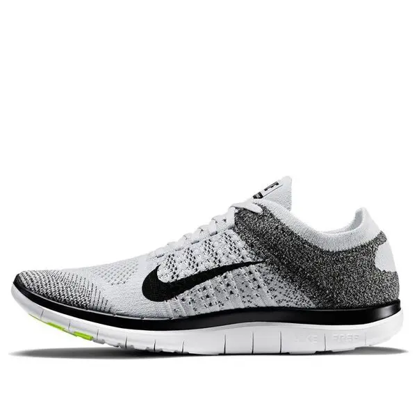 Nike Free 4.0 Flyknit 'black Fog - Black/grey