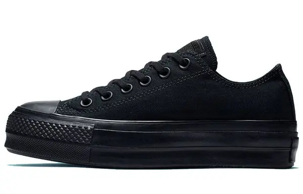 CONVERSE Chuck Taylor All Star Platform Low Top Sneakers - Black