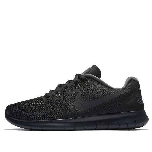 Nike Free Rn 2017 "anthracite" Sneakers - Black