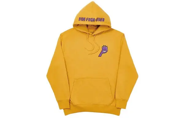 PALACE Spitfire Live To Bun Hooded Sweater - Yellow