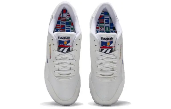 REEBOK Classic Nylon "collage Of Flags - White