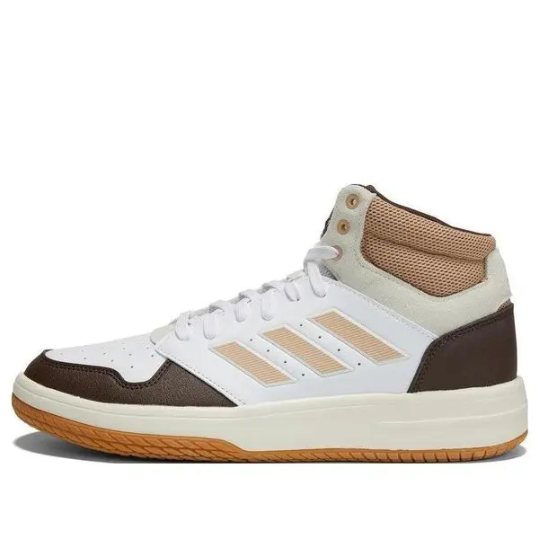 Adidas Gametaker High Top Sneakers - White/brown
