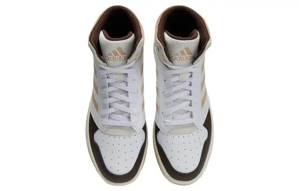 Adidas Gametaker High Top Sneakers - White/brown