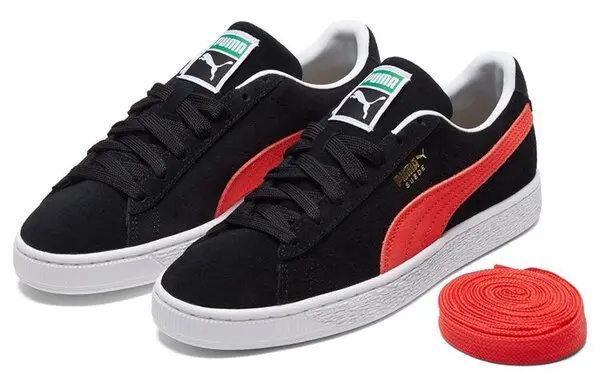 PUMA Suede Classic 21 "black Cherry Tomato - Black/red
