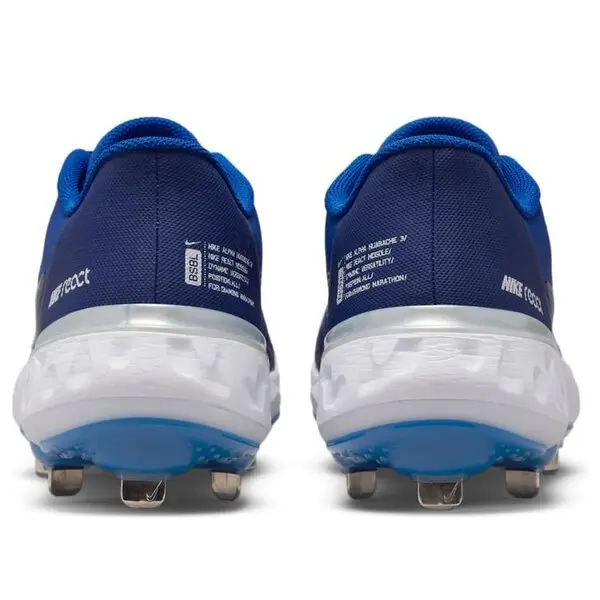 Nike Alpha Huarache Elite 3 Low Baseball Cleats - Blue/white
