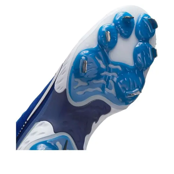 Nike Alpha Huarache Elite 3 Low Baseball Cleats - Blue/white