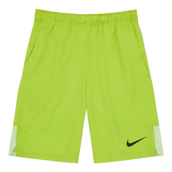 Nike Dri-fit Solid Color Quick Dry Breathable Woven Training Sports Shorts Green - Multi-color
