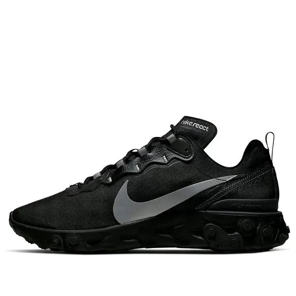Nike React Element 55 Reflect Sneakers - Black