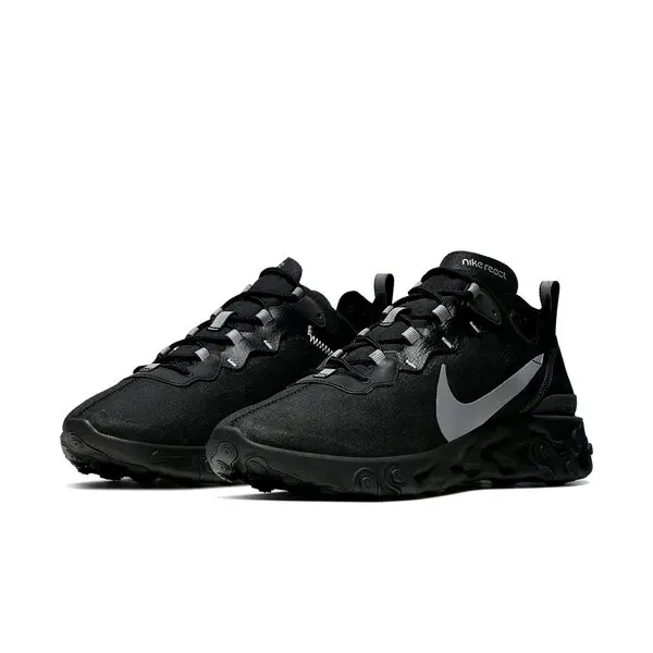 Nike React Element 55 Reflect Sneakers - Black