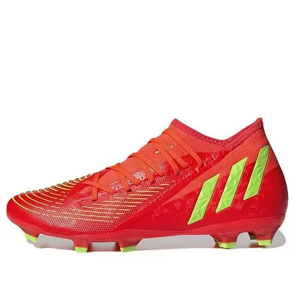 Adidas Predator Edge.3 Fg Soccer Cleats - Red/green