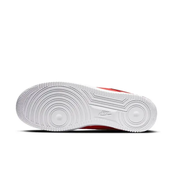 Nike Force 1 '07 Lv8 "cut Out Swoosh University Red" Low Top Sneakers - Red/black
