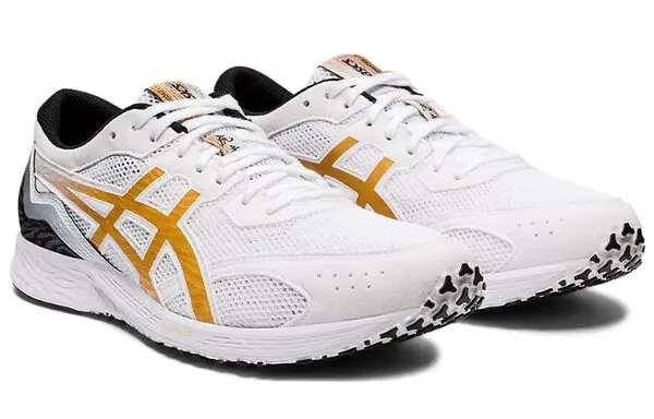 Asics Tartheredge "pure Gold" Athletic Sneakers - White