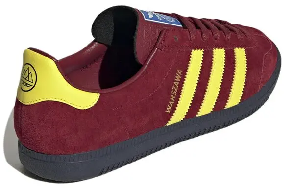 Adidas Warszawa Spezial "noble Maroon - Red/yellow