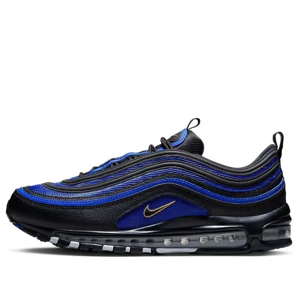 Nike Inter Milan X Air Max 97 'home Kit' Sneakers - Black/hyper Royal/white