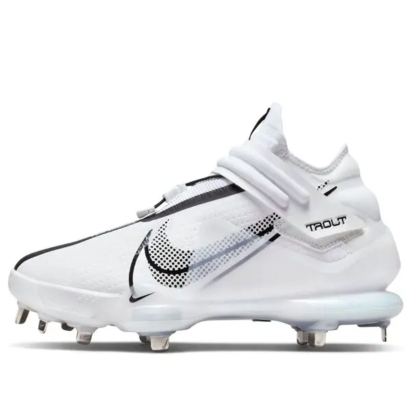 Nike Force Zoom Trout 7 Baseball Cleats - White/black/dynamic Turquoise