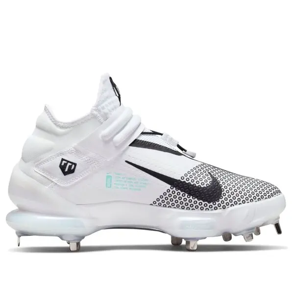 Nike Force Zoom Trout 7 Baseball Cleats - White/black/dynamic Turquoise