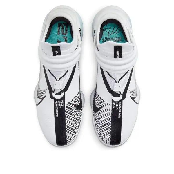 Nike Force Zoom Trout 7 Baseball Cleats - White/black/dynamic Turquoise