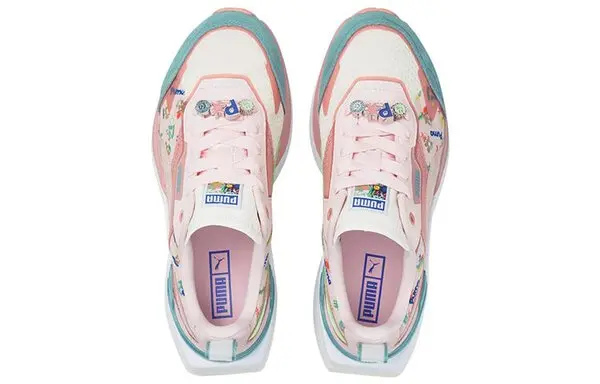 PUMA Kosmo Rider Ap 'psychedelic' Sneakers - Chalk Pink/pristine