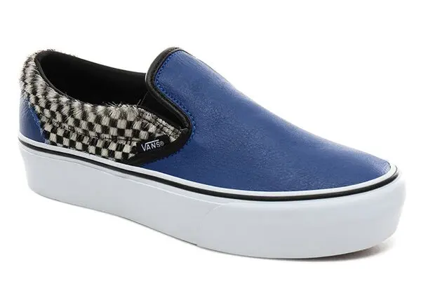 VANS Classic Slip-on Platform "python Checkerboard