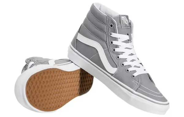 VANS Sk8-hi High Top Lace-up Sneakers - Frost Grey