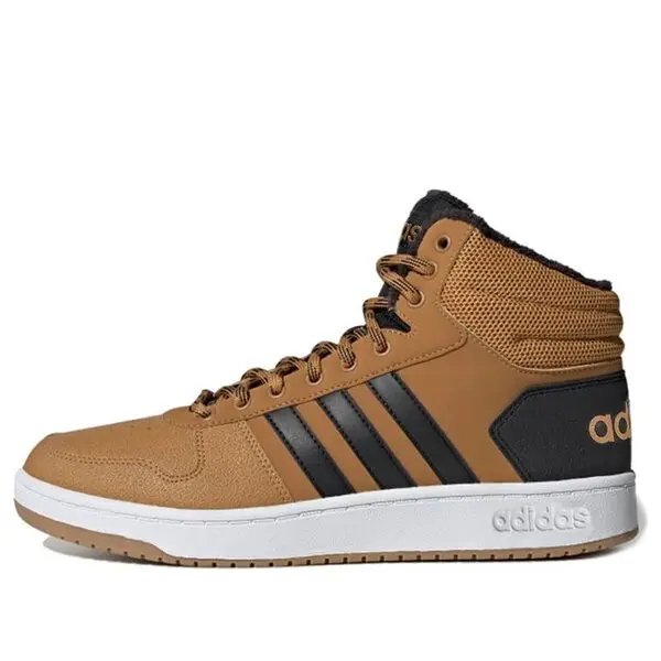 Adidas Hoops 2.0 Mid Top Sneakers - Brown/black
