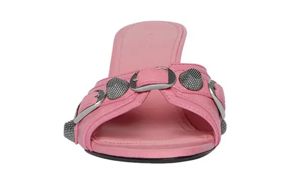 Balenciaga Cagole Heeled Sandals - Pink