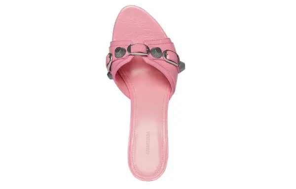 Balenciaga Cagole Heeled Sandals - Pink