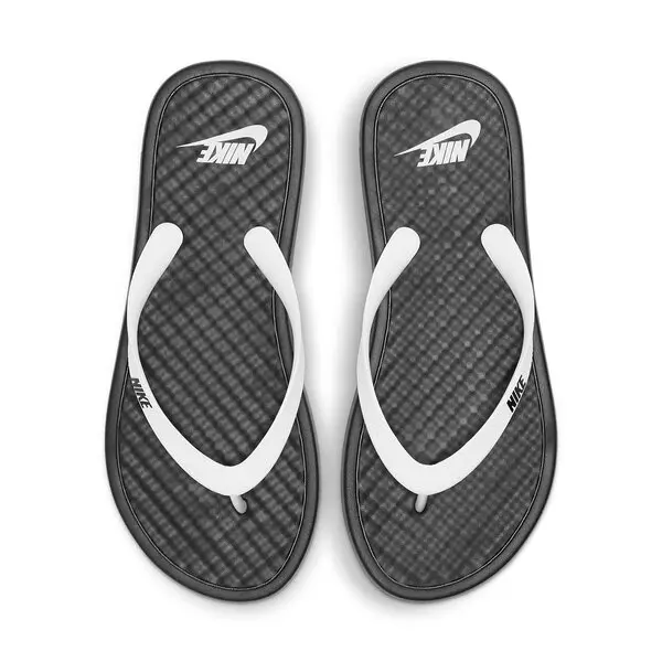 Nike On Deck Flip Flops - White/black