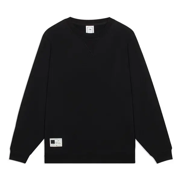 LI-NING Chinese Color Label Logo Sweatshirt - Black