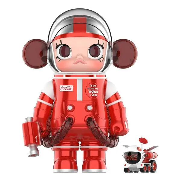 POP MART X Coca-cola Mega Space Molly 1000% Figure - Red