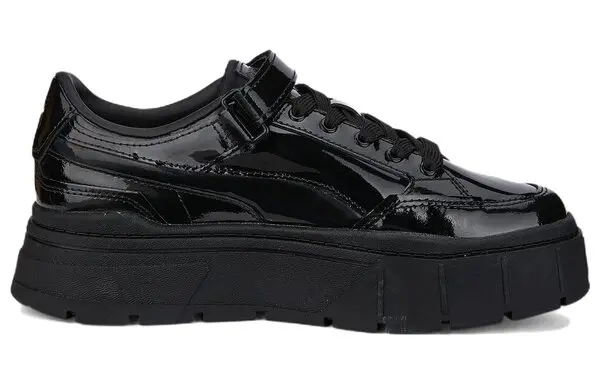 PUMA Mayze Stack Patent Iridescent Sneakers - Black