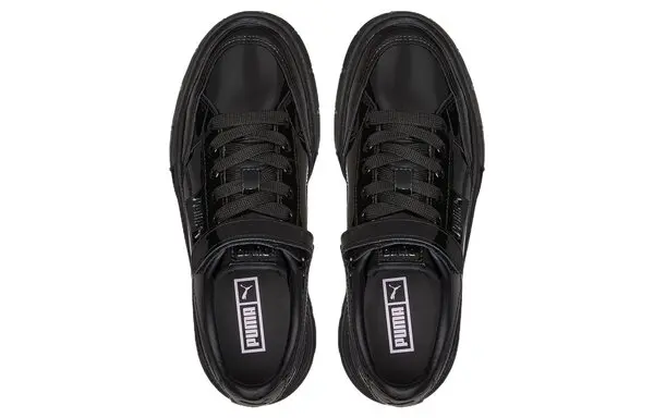 PUMA Mayze Stack Patent Iridescent Sneakers - Black