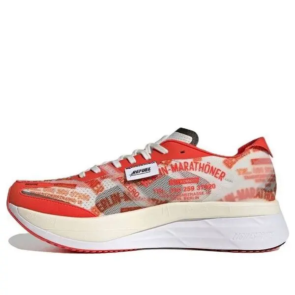 Adidas Adizero Boston 11 Running Sneakers - Red