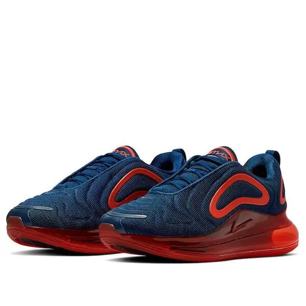 Nike Max 720 Athletic Sneakers - Red/blue