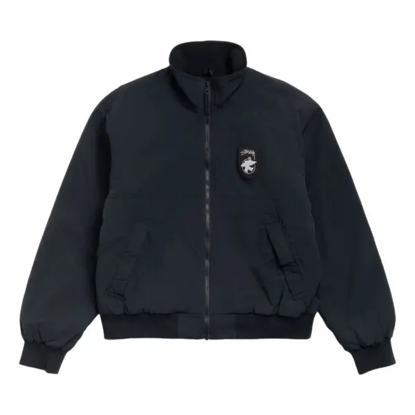 StÜssy Polar Fleece Lined Jacket - Black