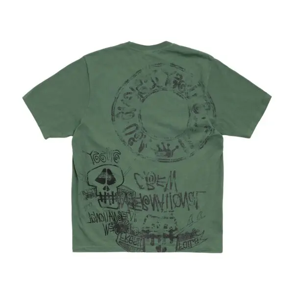 StÜssy Skulls T-shirt Pigment Dyed