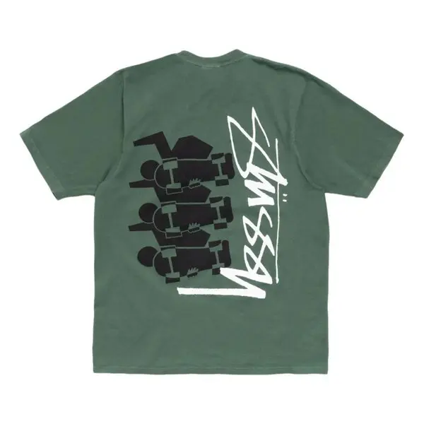 StÜssy Skate Stack T-shirt Pigment Dyed - Pine