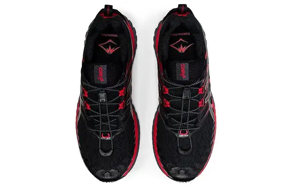 Asics Trabuco Max Athletic Sneakers - Black/red